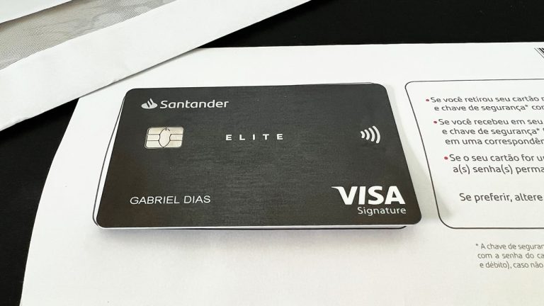 Cartão de crédito Santander Elite Cashback Visa Signature | Cartões ...