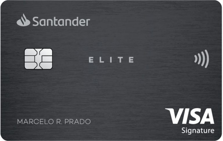 Cartão de crédito Santander Elite Visa Signature - Cartões, Milhas e ...