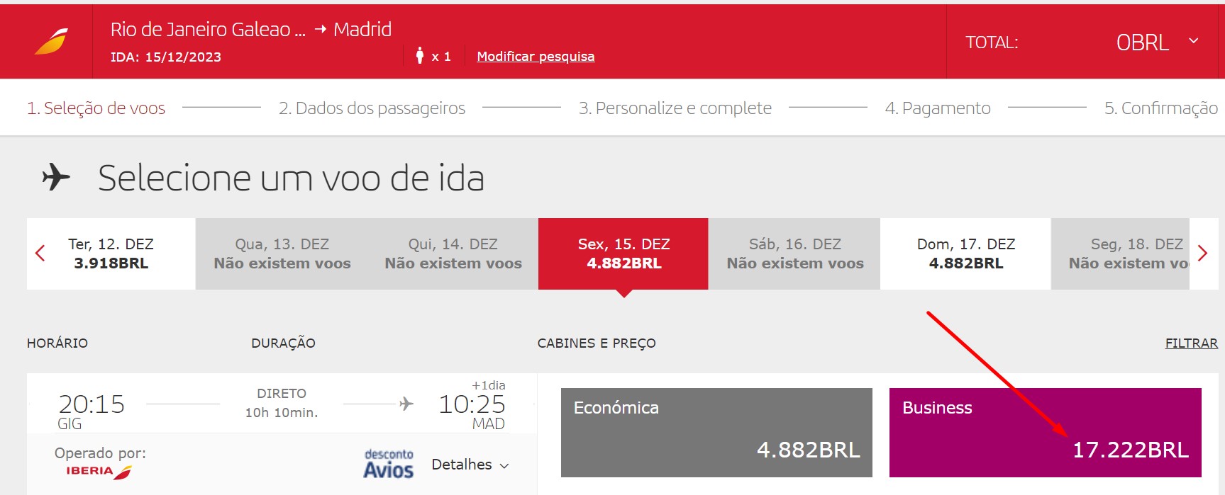 Passagem aérea: R$ 17 mil ou R$ 2 mil em Classe Executiva - Cartões, Milhas e Viagens