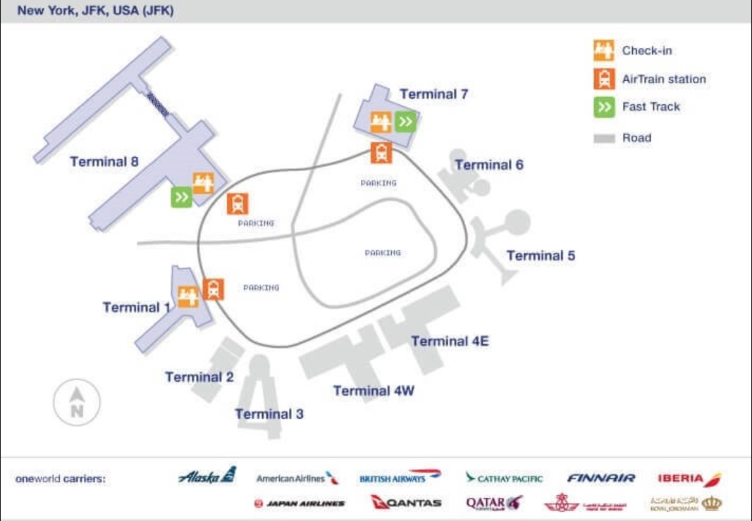 Salas VIP no Terminal 8 do JFK em Nova York - Cartões, Milhas e Viagens