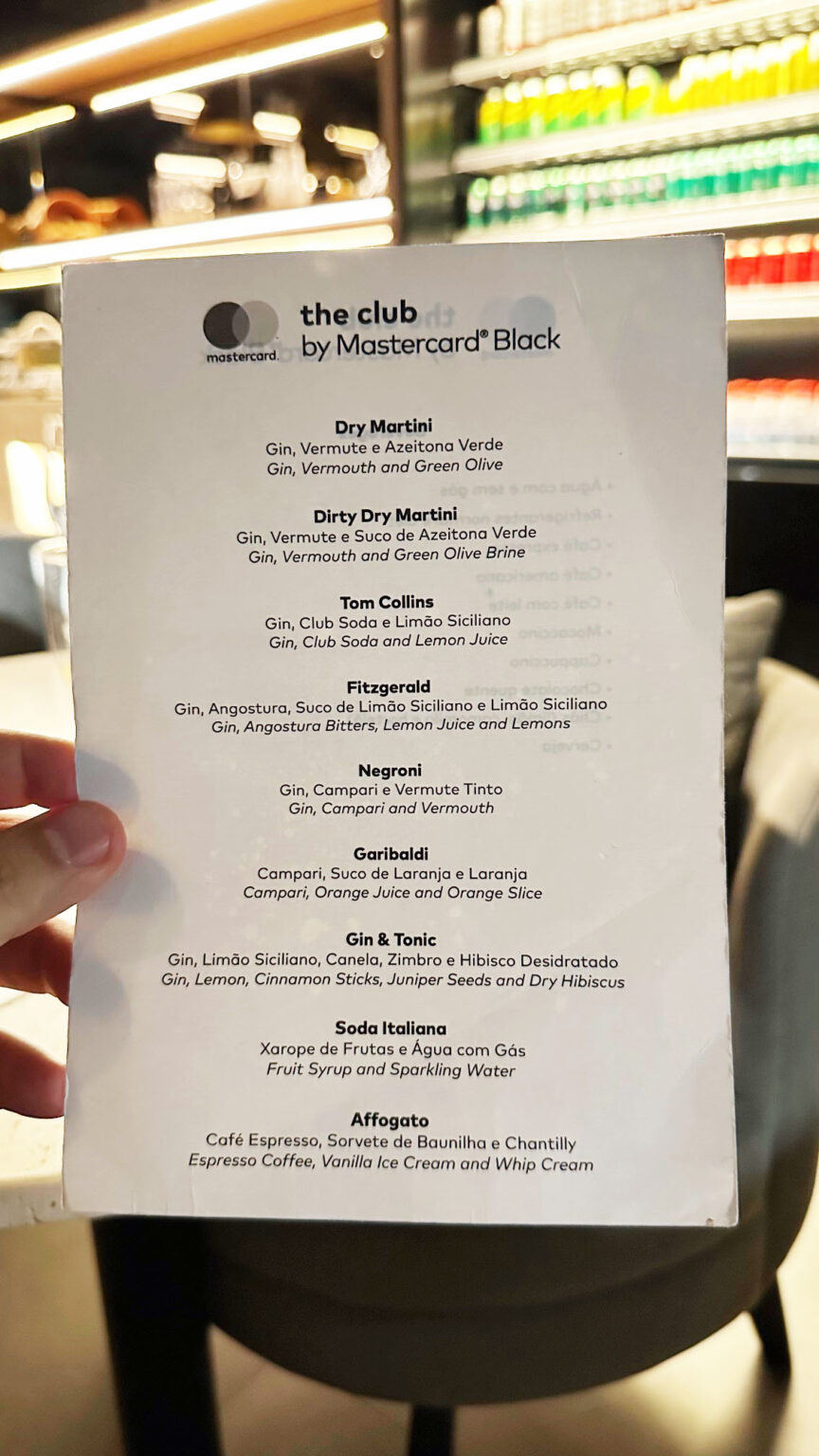 The Club: conceito de restaurante em sala VIP | Cartões, Milhas e Viagens