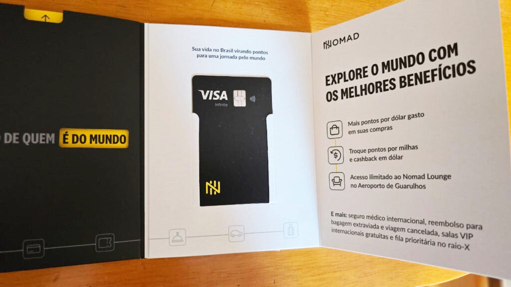 Nomad lança cartão de crédito Nomad Visa Infinite - Cartões, Milhas e ...