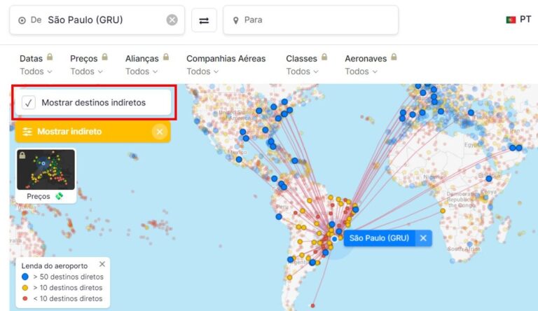 FlightConnections: como ver as melhores rotas disponíveis | Cartões ...
