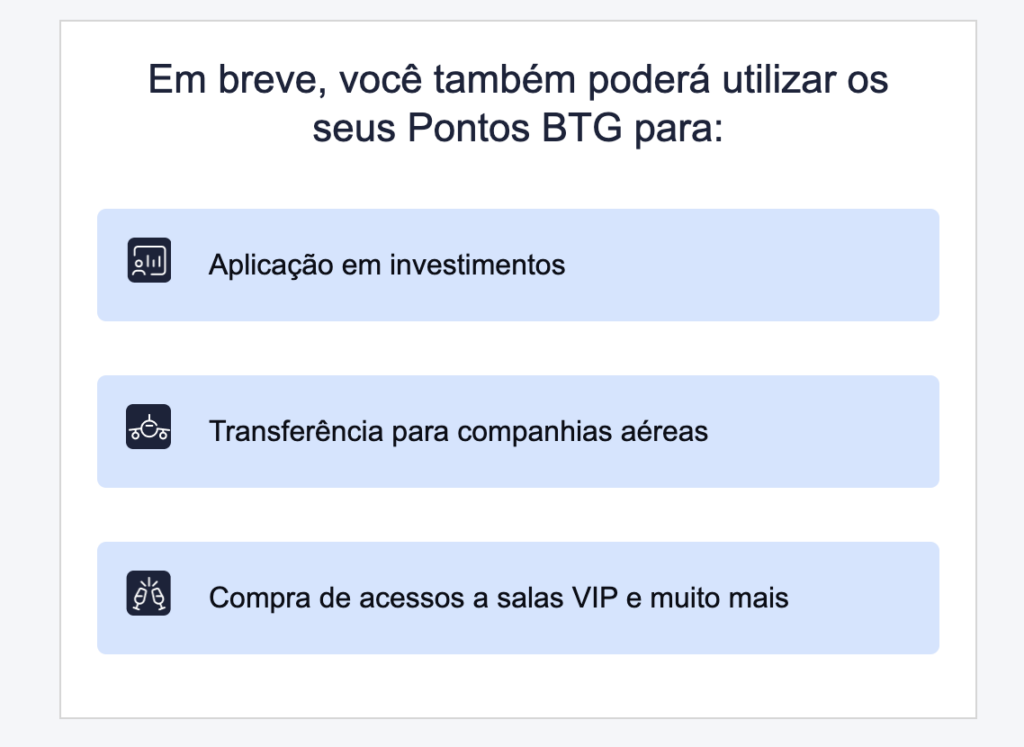 BTG lança seu programa: Pontos BTG - Cartões, Milhas e Viagens