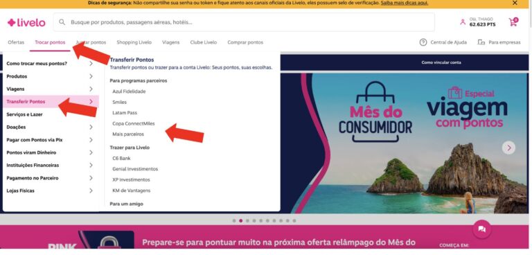 Guia Prático: como transferir pontos para programas de milhas - Cartões, Milhas e Viagens