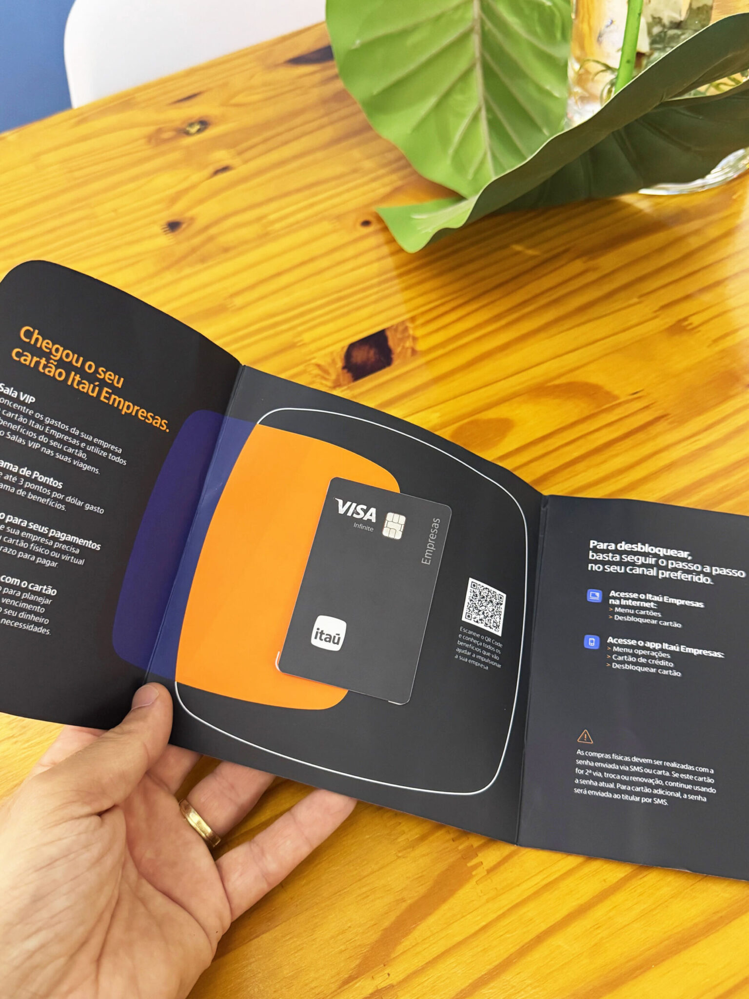 Cartão de crédito Itaú Empresas Visa Infinite - Cartões, Milhas e Viagens